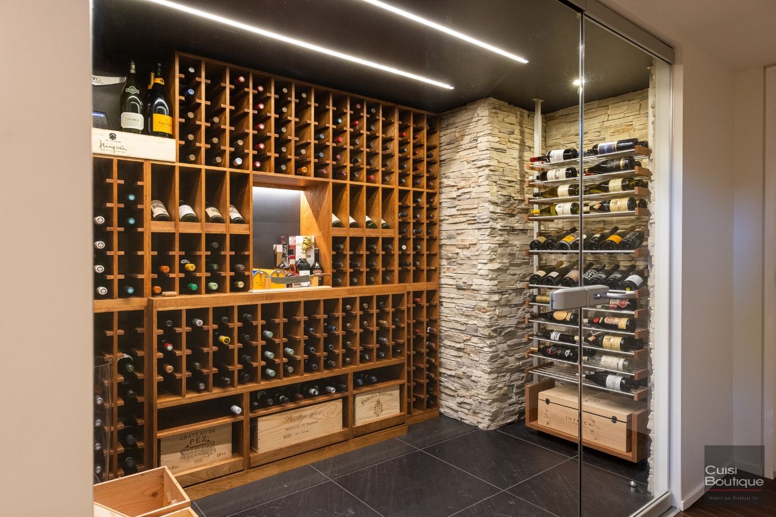 Cellier Sur Mesure En Bois